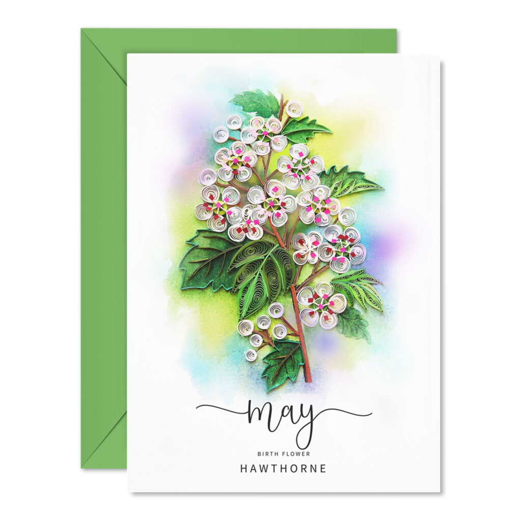 QUILLING MAY BIRTHDAY CARD – Tumybee